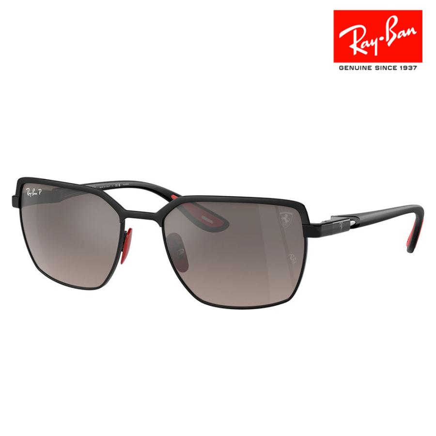 Ray-Ban レイバン サングラス 純正レンズ対応 RB3743M F1035J 58 偏光 スクーデリア フェラーリ コレクション メタル ...
