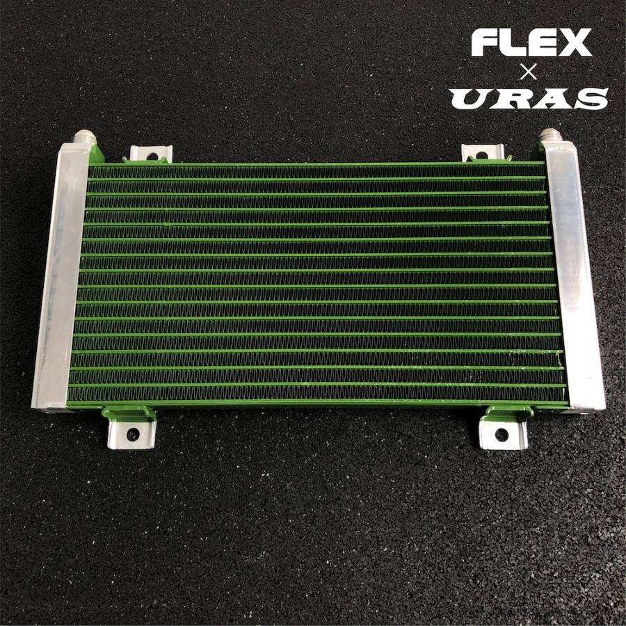 オイルクーラー 汎用 冷える 高性能 大容量 軽量 強い 緑 URAS FLEX KOYORAD : URAS Official Store ...