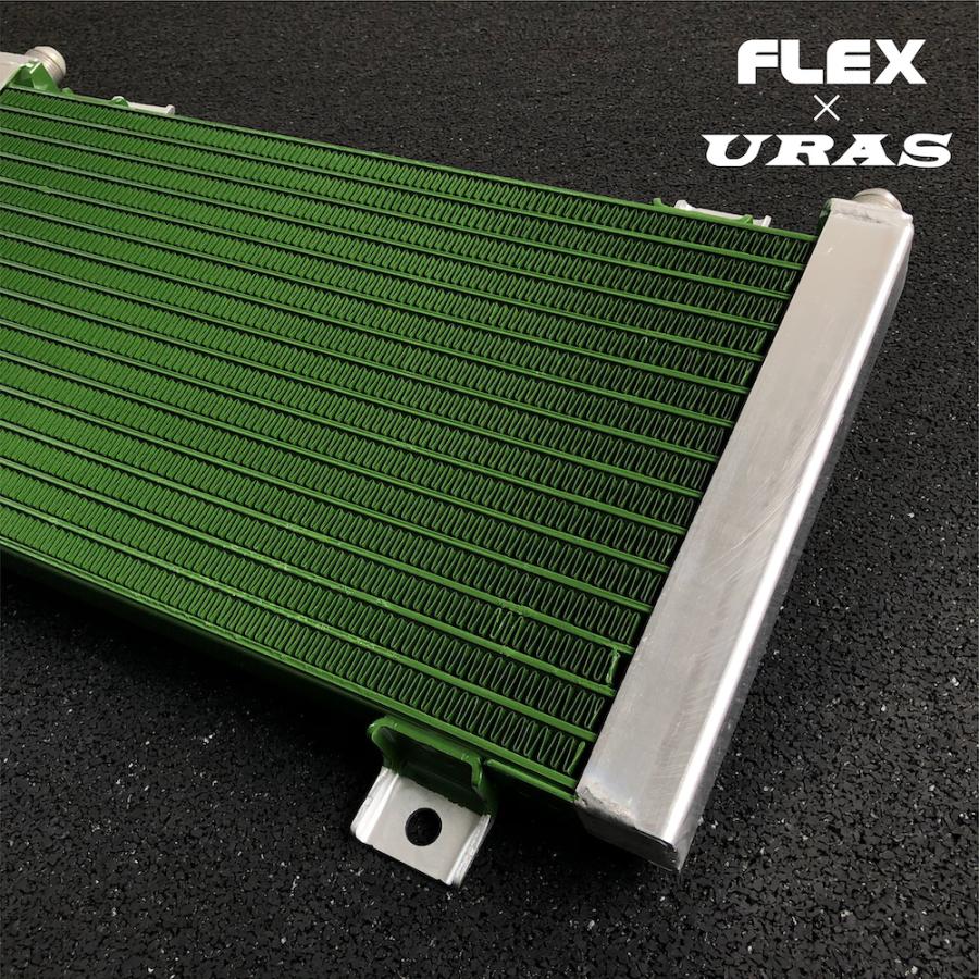 オイルクーラー 汎用 冷える 高性能 大容量 軽量 強い 緑 URAS FLEX KOYORAD : URAS Official Store ...