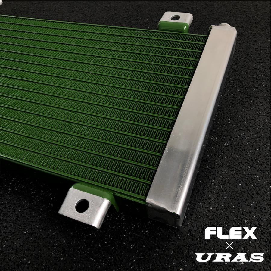 オイルクーラー 汎用 冷える 高性能 大容量 軽量 強い 緑 URAS FLEX KOYORAD : URAS Official Store ...