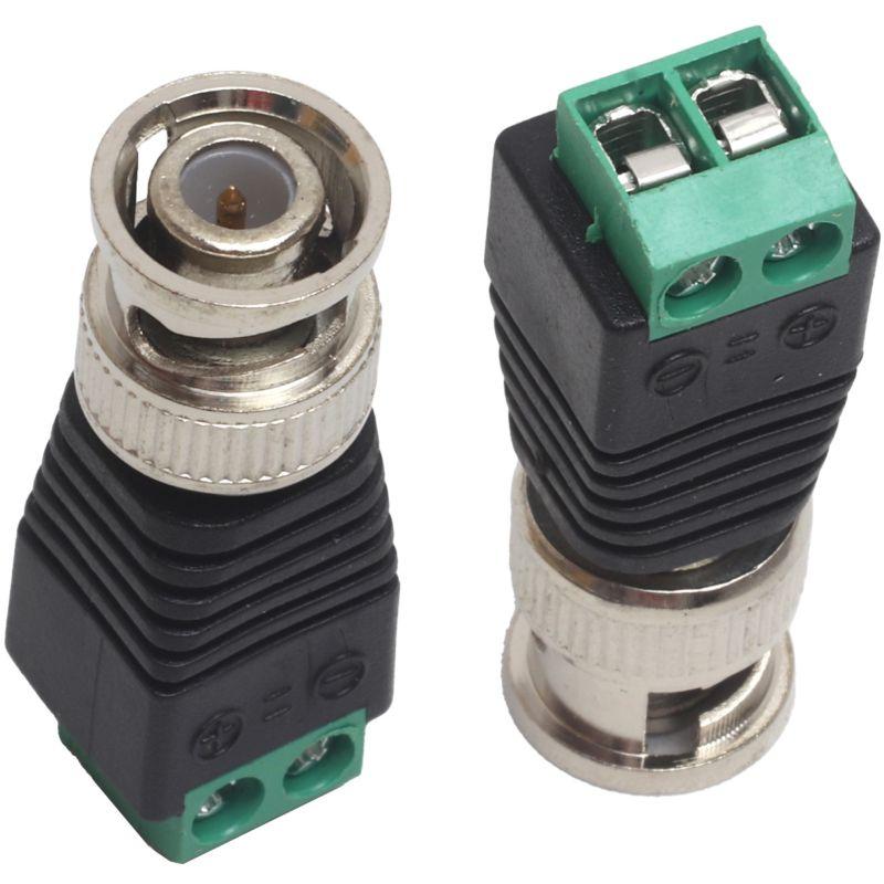 BNCコネクタ 端子台 - BNC オス メス 変換コネクタ CCTVカメラ用 同軸 半田付け不要 4点セット : うり坊 - 通販 - Yahoo!ショッピング