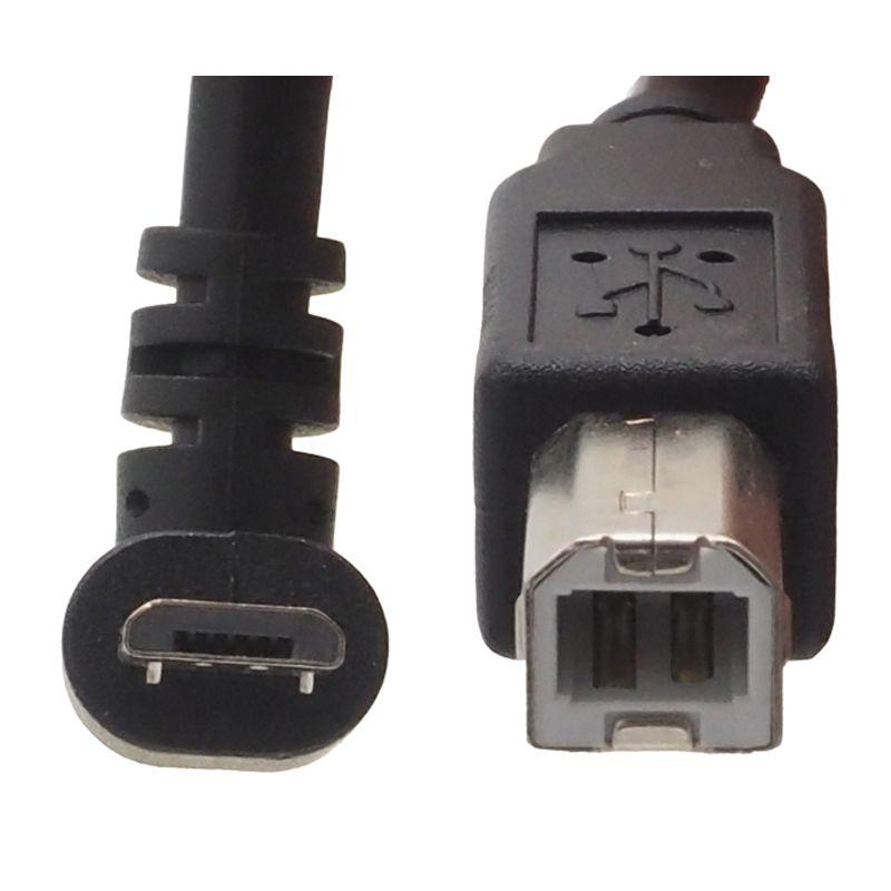 microUSBケーブル USB2.0 L字 microUSB (オス) - ストレート USB-B microB L字型 USBケーブル : うり坊 - 通販 - Yahoo!ショッピング