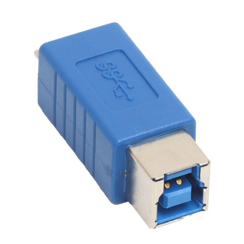 USB変換コネクタ USB3.2 Gen1 USB3.0 microUSB (オス) - USB-B (メス) 変換アダプタ 5Gbps ...
