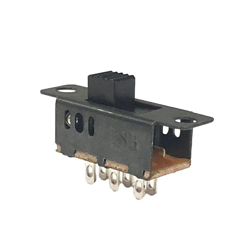 10個】 スライドスイッチ パネルミニ垂直スライドスイッチ 3位 2ポール 2スロー DPDT 6ラグ端子 SS-23D32（2P3T） : うり坊 - 通販 - Yahoo!ショッピング