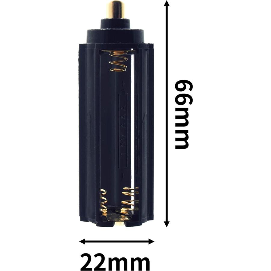 電池サイズ 変換 アダプター 単4 (AAA) 3本 - 22650 サイズへ変換 : うり坊 - 通販 - Yahoo!ショッピング