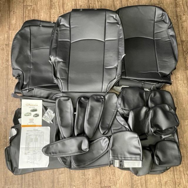 クラッツィオ ジュニア ノア ヴォクシー7人 シートカバー 【中古】Clazzio 41ETJ1581K ET-1581 欠品有り ブラック ...