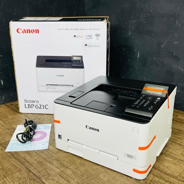 美品 キャノン A4カラーレーザープリンター 【中古】動作保証 CANON satera LBP621C 使用枚数148枚程度 072009/ ...