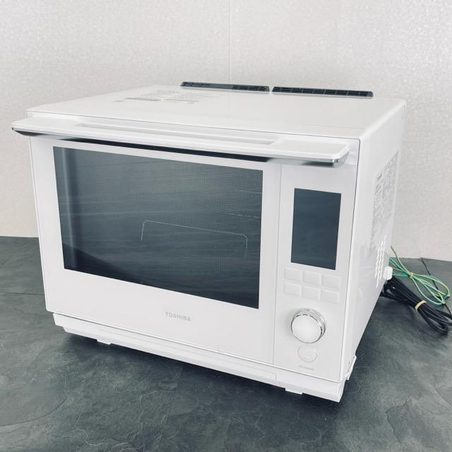 スチームオーブンレンジ 【中古】動作保証 TOSHIBA 東芝 ER-XD3000 2022年製 ホワイト 石窯ドーム 過熱水蒸気 電子レンジ ...