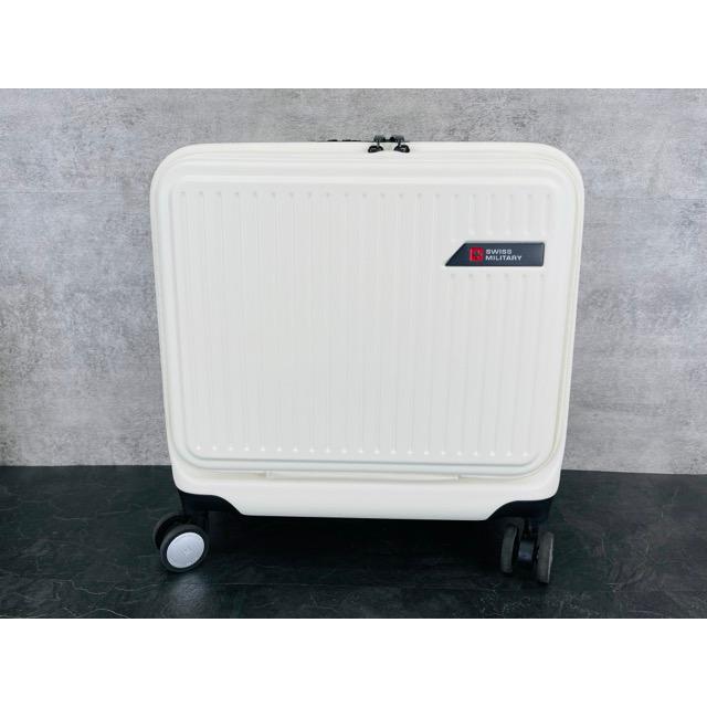 SWISS MILITARY 18インチ 42L キャリーケース 【中古】 スイスミリタリー スーツケースホワイト ダイヤルロック式/512077 : urica八潮店 - 通販 ...