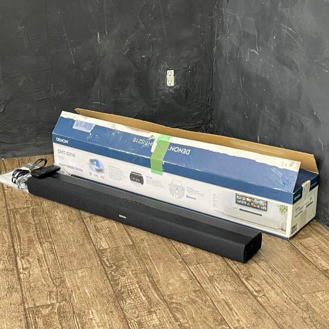 サウンドバー 【中古】動作保証 DENON デノン DHT-S216 スピーカー 2021年製 サブウーファー内蔵 オーディオ機器 ...