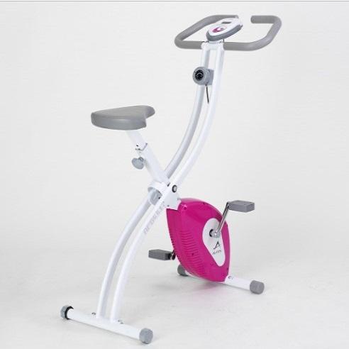 クロスバイク 【未使用品】ALINCO アルインコ ALFITs AFB4417 ホワイト×ピンク 家庭用 フィットネスバイク ...