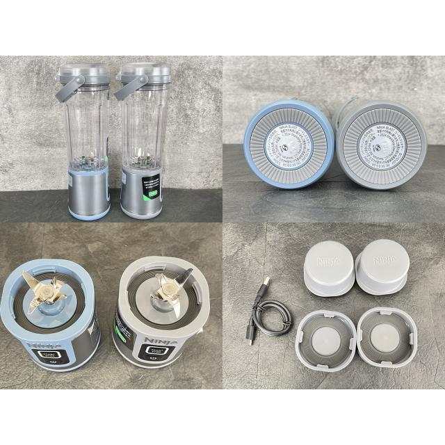 コードレスミキサー 2点セット 美品 【中古】NINJA BLAST ニンジャブラスト BC155 充電式 530ml 2024年製 ...