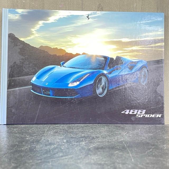 フェラーリ 488 スパイダー カタログ 【中古】美品 FERRARI 488 SPIDER 日本語 ハードカバー スポーツカー マガジン ...