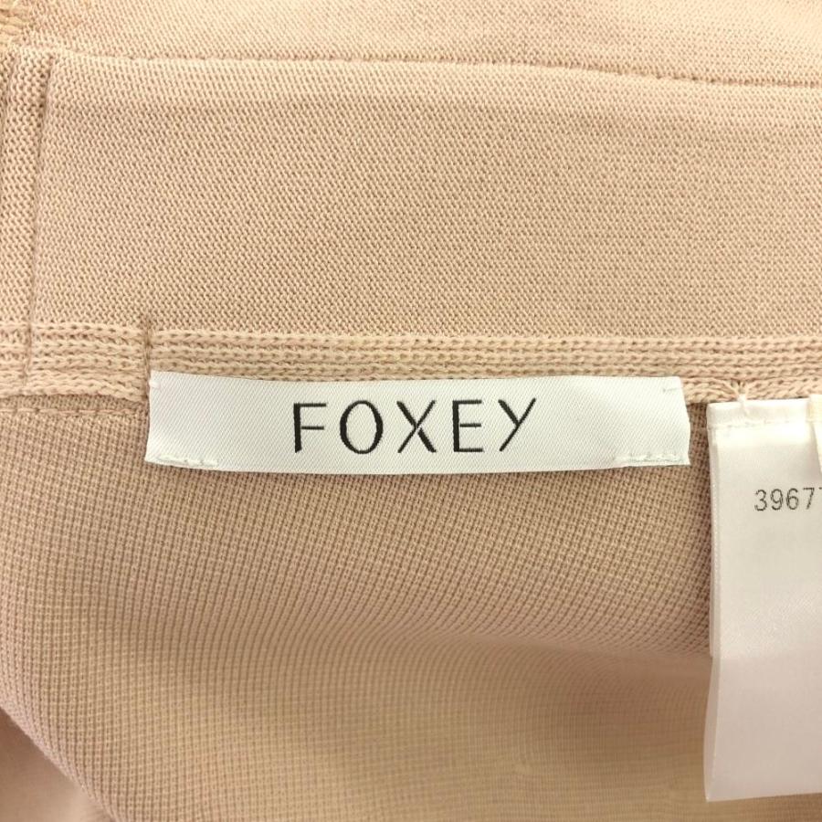 FOXEY 美品 フォクシー 39677 ニットドレス ベリーニ ワンピース 38 (S) アセテート 他 ノースリーブ 膝下丈 レディース AM6073A65 : うるうる - 通販 ...