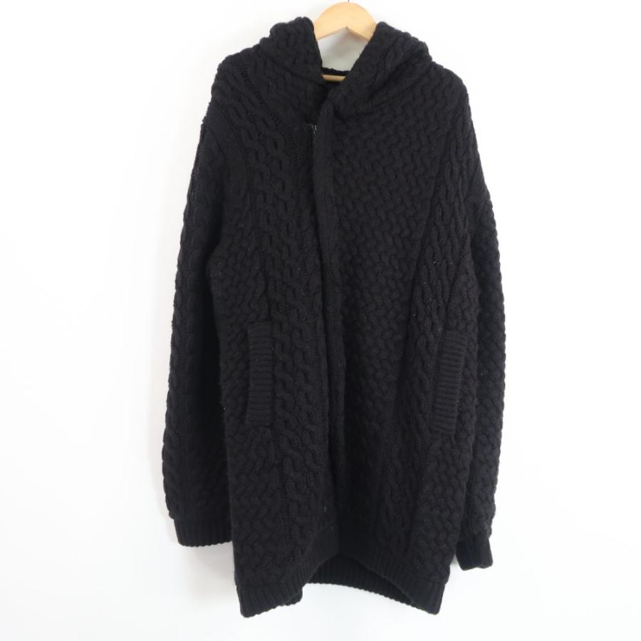 NO ID. ノーアイディー 851010-300K チェンジングニットフライフロントフーデッド コート 1 S相当 ニットアウター フード ...