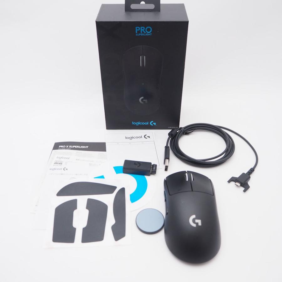 美品 logicool G ロジクール G Logicool G PRO X SUPERLIGHT G-PPD-003WL-BK ゲーミングマウス ワイレス HT253 : ht253 ...
