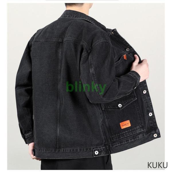 デニム メンズ 長袖 デニムコート 秋 秋服 ブルゾン トップス ジージャン アウター ユーズド感 ボタン アウター ポケット付き かっこいい : 41107-sdp3-433 : 漆原ストア ...