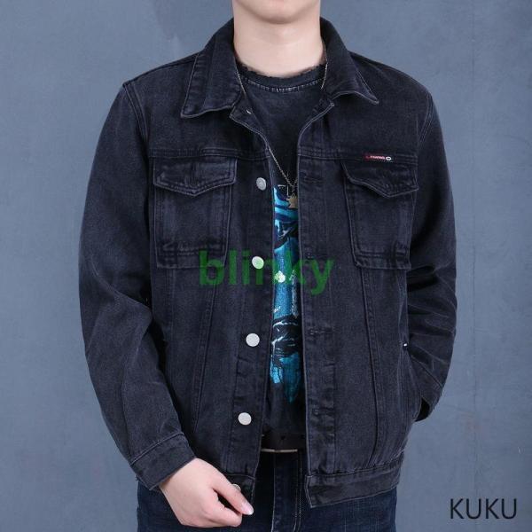 デニム メンズ 長袖 デニムコート 秋 秋服 ブルゾン トップス ジージャン アウター ユーズド感 ボタン アウター ポケット付き かっこいい : 41107-sdp3-433 : 漆原ストア ...