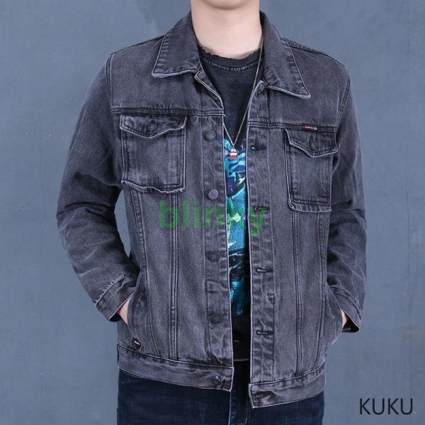 デニム メンズ 長袖 デニムコート 秋 秋服 ブルゾン トップス ジージャン アウター ユーズド感 ボタン アウター ポケット付き かっこいい : 41107-sdp3-433 : 漆原ストア ...