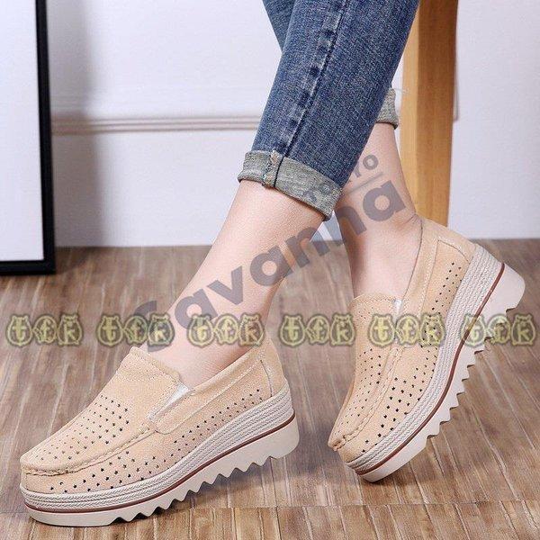 秋靴 本革シューズ 厚底靴 レディース ウォーキングシューズ ローカット 美脚 大きいサイズ カジュアルシューズ 痛くない 柔らかい 歩きやすい 蒸れない 秋新作 : aki-xz ...