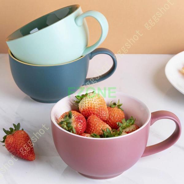 マグカップ 480ml グリーン 緑 紅茶 カフェオレ スープ 小どんぶり レンジ可 食洗機可 お中元 ギフト 新築祝い 食器 マグ 北欧 おしゃれ かわいい : kuku ...