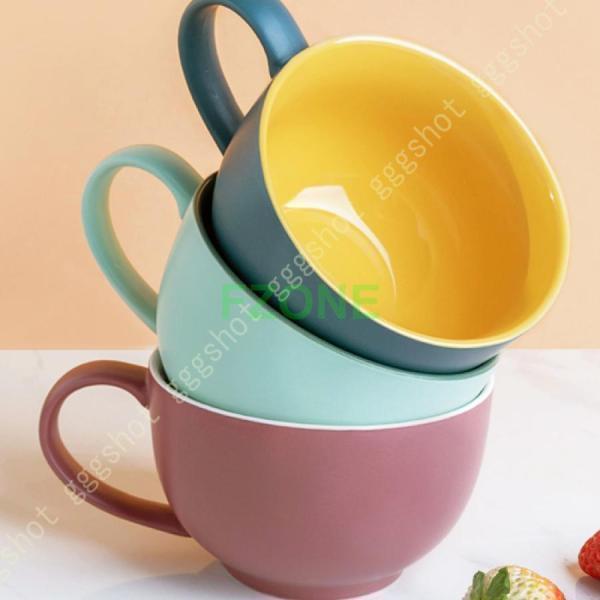 マグカップ 480ml グリーン 緑 紅茶 カフェオレ スープ 小どんぶり レンジ可 食洗機可 お中元 ギフト 新築祝い 食器 マグ 北欧 おしゃれ かわいい : kuku ...