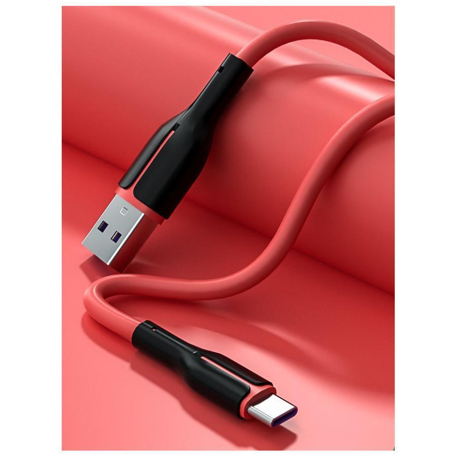 USB Type-C Android 3A 充電ケーブル 充電器 コード 急速充電 断線防止 高耐久 データ転送 Huawei スマホ タイプ ...