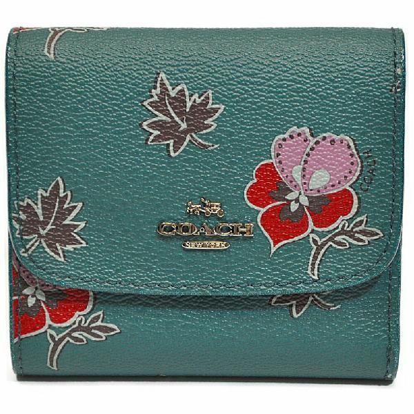 COACH（コーチ） 【並行輸入品】 訳あり 財布 折財布 F15563 SVCEH ワイルドフラワー プリント PVC スモール ウォレット ...