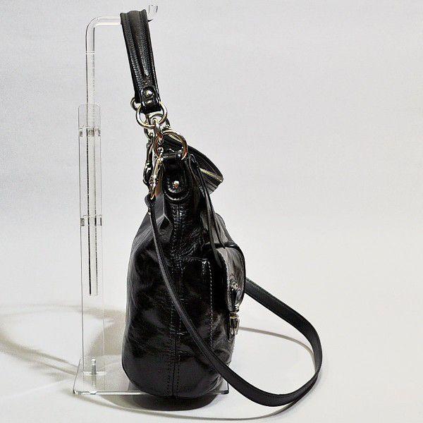 COACH（コーチ） 【並行輸入品】 ショルダー バッグ 斜め掛け 2WAY COACH F19768 ポピー レザー スイング ホーボー ...