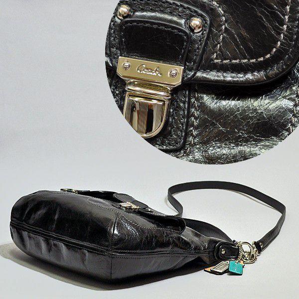 COACH（コーチ） 【並行輸入品】 ショルダー バッグ 斜め掛け 2WAY COACH F19768 ポピー レザー スイング ホーボー ...