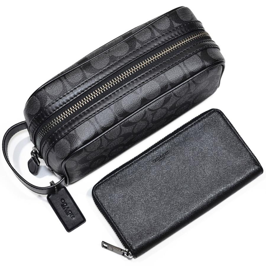 コーチ バッグ セカンドバッグ アクセサリーポーチ ポーチ メンズ レディース COACH 2515 QBMI5 PVC シグネチャー ...
