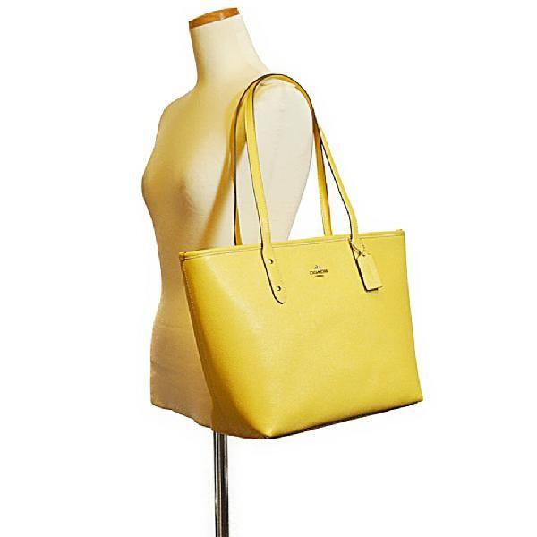 COACH コーチ トート バッグ F58846 SV/DJ クロスグレイン レザー シティー ジップ デイジー : コーチ 財布 バッグ ...