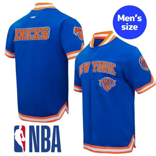 NBA公式 メンズ ジャケット スタジャン アウター 半袖トップス Pro Standard プロスタンダード ニューヨーク・ニックス NEW YORK KNICKS : USキッズウェア ...