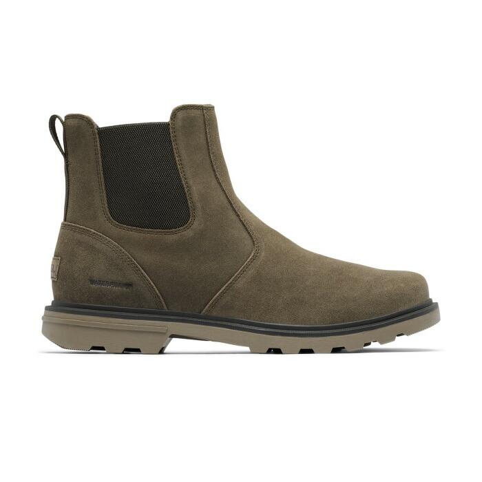 SOREL (国内正規品) ソレル メンズ ウィンターブーツ カーソンチェルシー CARSON CHELSEA WP (自社)(メール便不可 ...