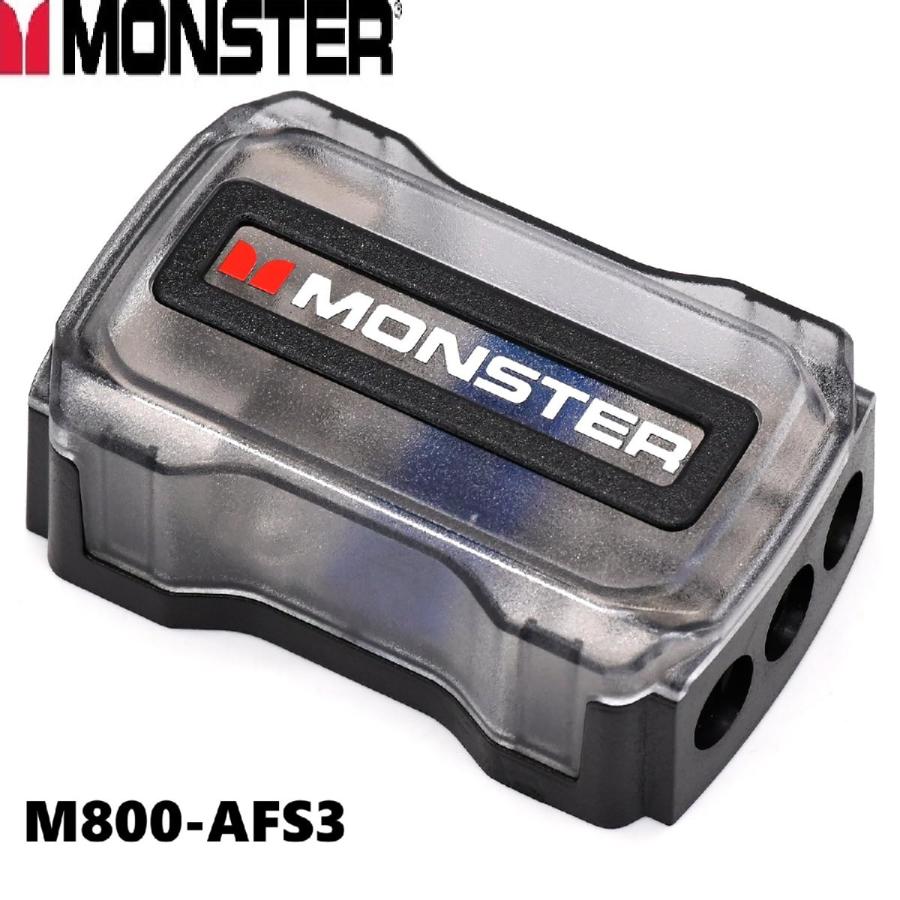 M800-AFS3 1/0 or 4AWG×1入力・4AWG×3出力 AFSヒューズディストリビューションブロック モンスターオーディオ ...