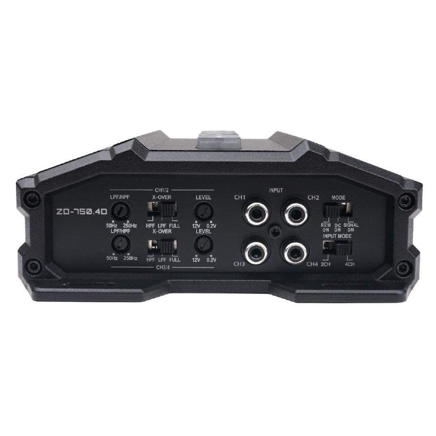 ZD-750.4D ZEUS DELTA (ゼウスデルタ) シリーズ Class D 4ch Max.750W ハイフォニックス HIFONICS : USA Audio - 通販 ...