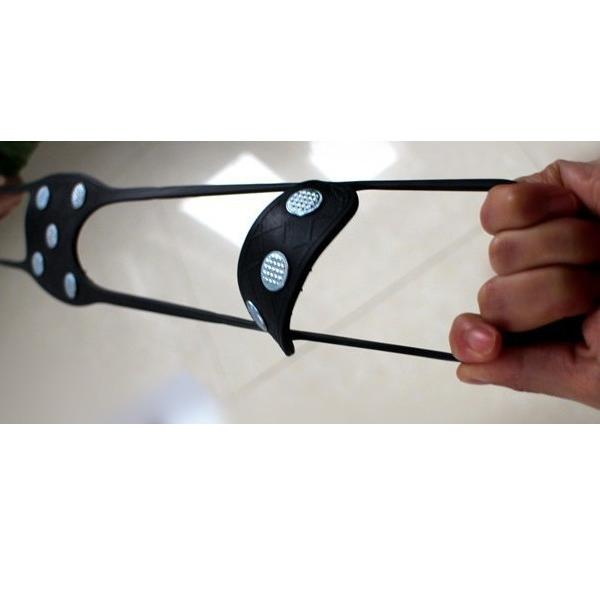 滑り止め スノースパイク アイゼン Lサイズ 靴底取り付け型 ア イゼン 雪道 滑らない アイゼン (Z74) :12191054:うさぎの ...