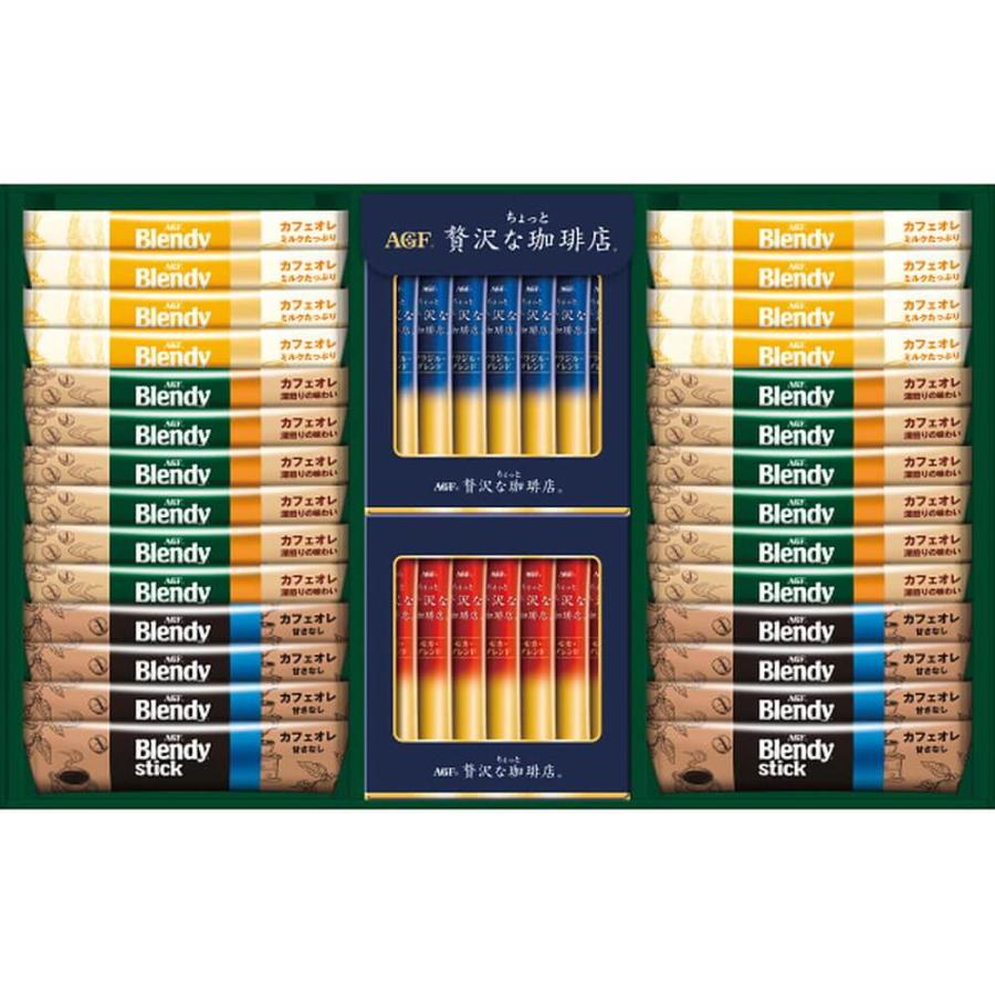 お中元 ギフト 2025 AGF スティックカフェオレ＆ブラックアソートギフト 5種42個入 : うさマートYahoo!ショッピング店 - 通販 - Yahoo!ショッピング