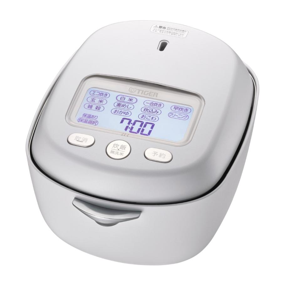 タイガー魔法瓶 土鍋圧力IHジャー炊飯器 土鍋ご泡火炊き JRX-T060-WT ムーンホワイト 炊飯器 すいはんき 3.5合 家族向け 一人暮らし 白 ホワイト ...