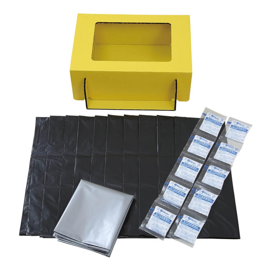 Mylet 車載用防災セット(おでかけトイレPOTON＆ライフレスキューBOX) DRS-U001 防災グッズ 防災 ぼうさい 車載 セット トイレ 簡易トイレ : うさマートYahoo ...