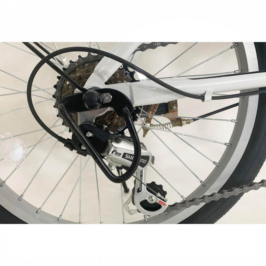 Glowing 折畳自転車20・6段ギア オールインワン CL201 マットブラック