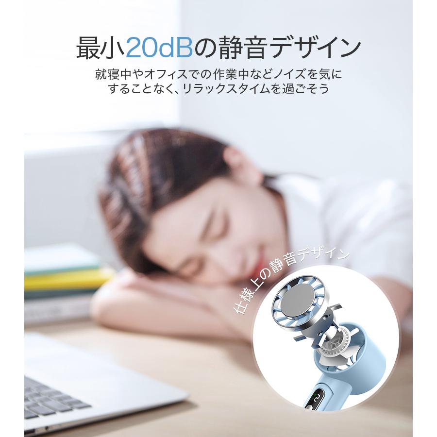 YUGOR 最新 ハンディファン 携帯扇風機 冷風機 冷却プレート付 -16℃瞬間冷却 ハンディクーラー 手持ち 扇風機 Max14時間連続 5段風量 充電式 : Usamdirect ...