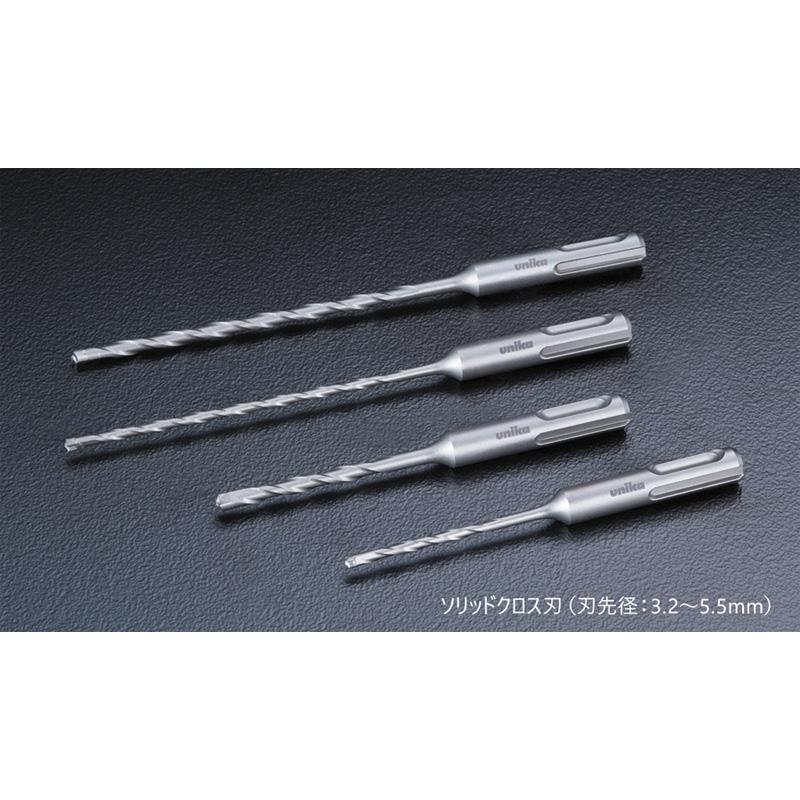 ドリル SDSプラスUX UXタイプ 5本セット 4.3mm DP5-UX43 ソリッドクロス刃 ビット デッキプレート コンクリート ブロック Unika ユニカ 三冨D 送料無料 メール便 ...