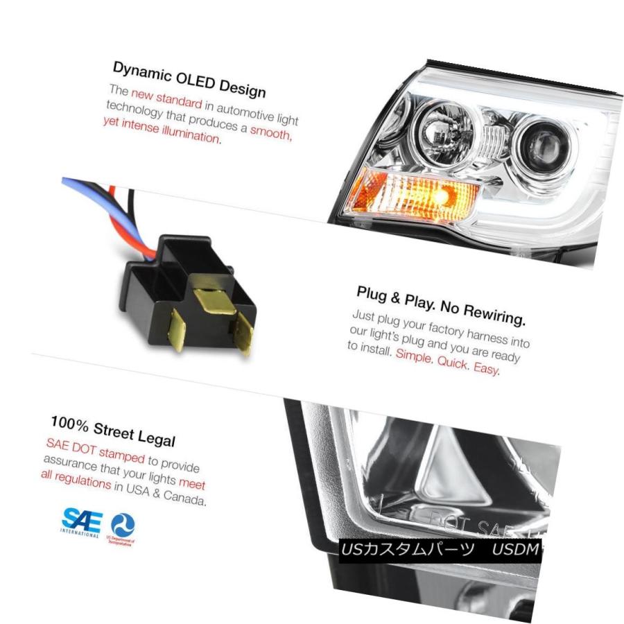 ヘッドライト 05-11トヨタタコマ{Cyclop Optic}ネオンLED DRLチューブプロジェクターヘッドライトランプ 05-11 ...