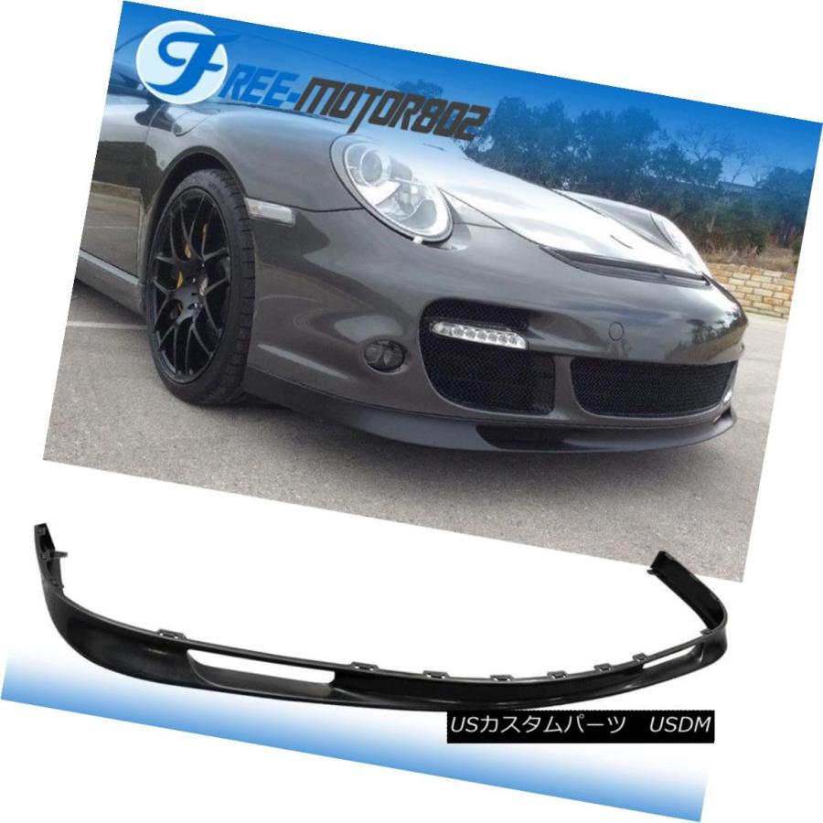 エアロパーツ フィット06-12ポルシェ997ターボS OEスタイルフロントバンパーリップスポイラーウレタン Fit 06-12 ...