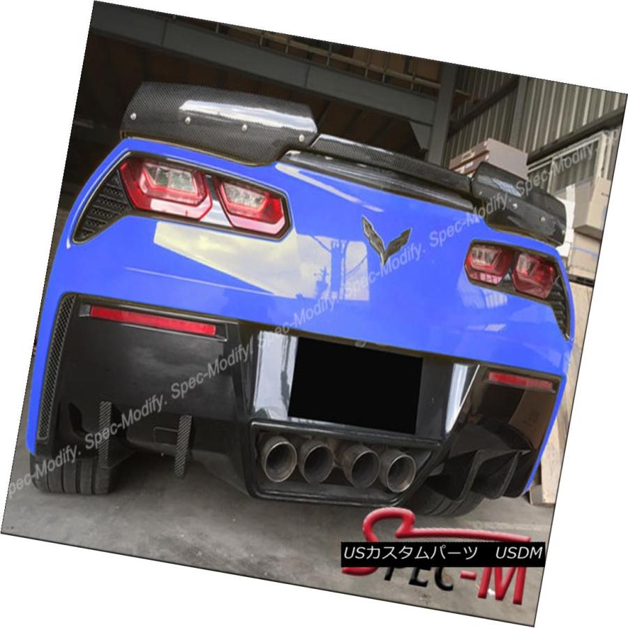エアロパーツ JPMカーボンファイバーリアバンパーディフューザーフィン2014+コルベットC7 Z06スティングレーZ51 CF JPM Carbon : usdm-0073-122 : US ...