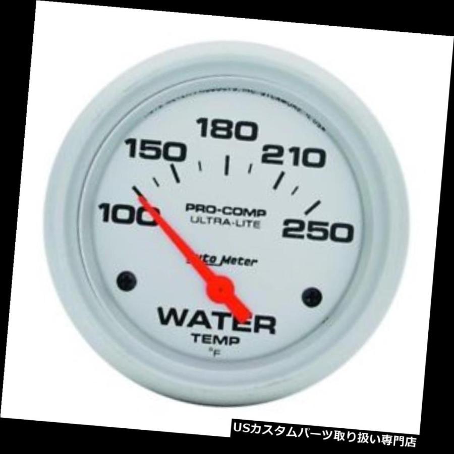 USタコメーター オートメーター4437ウルトラライト空芯水温計、2?5/8 Auto Meter 4437 Ultra-Lite Air ...