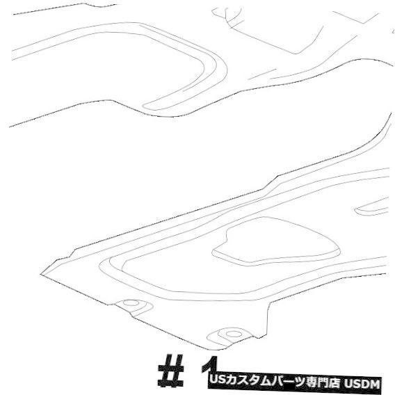 ラジエーターカバー GM OEMスプラッシュシールド-エンジン/ラジエーターカバー42452292 OEM Splash Shields-Un ...