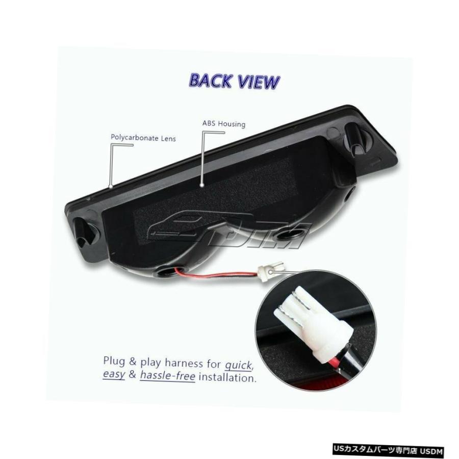 Tail light 87-93 Ford Mustang GT Cobra BLK / Smoke LED BAR 3RDサードスポイラー ...