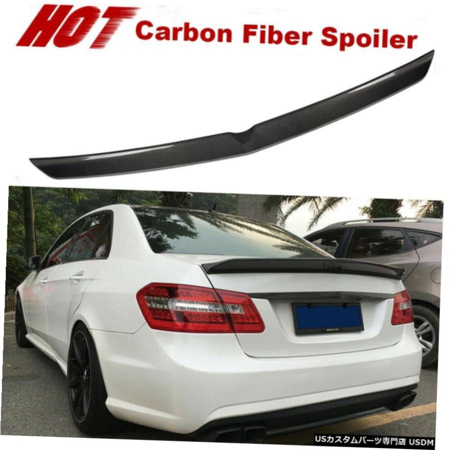 エアロパーツ ベンツEクラスW212 E350 E500 E63 10-15炭素繊維用リアトランクスポイラーウイング Rear Trunk Spoiler Wing for Benz E ...